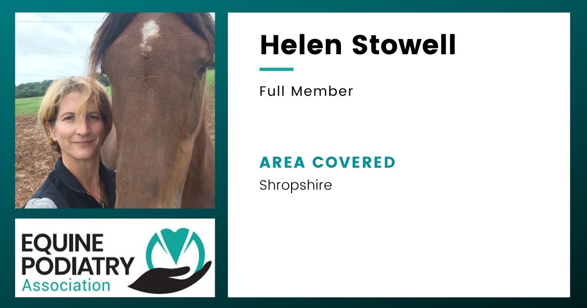 Helen Stowell - The Equine Podiatry Association